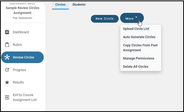 Use Review Circles or Assign Reviews Manually – Peerceptiv Knowledge Base