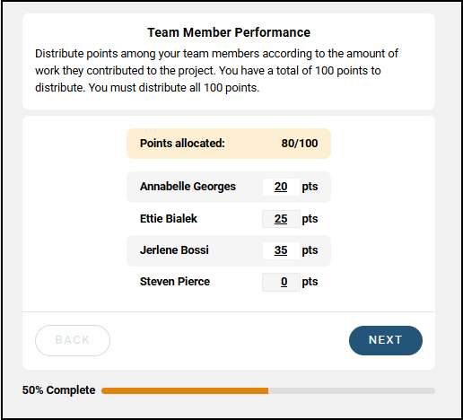 How to Complete a Points Allocation Assignment – Peerceptiv Knowledge Base