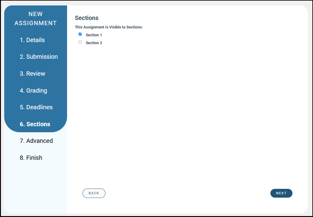 How to Use Sections – Peerceptiv Knowledge Base