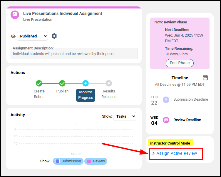 Live Presentation Assignments – Peerceptiv Knowledge Base